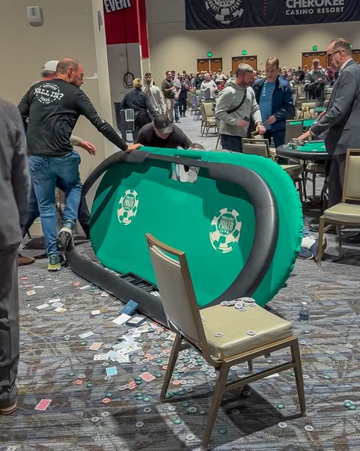 Crazy Table-flipping incident disrupts WSOPC Main Event - VIP-Grinders
